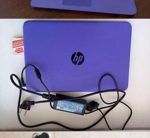 Ноутбук hp stream 14-ax-016 ur фиолетовый