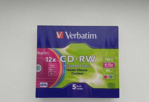 Диски CD- RW Verbatim