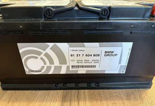 Оригинальный аккумулятор BMW AGM 105 А/ч R+ EN950А