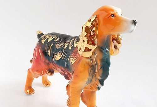 Фарфоровая статуэтка собака. Статуэтка собака
