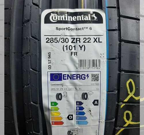 Continental ContiSportContact 6 285/30 R22 101Y