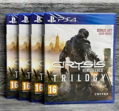 Игра Crysis Remastered - Trylogy (PS4) NEW