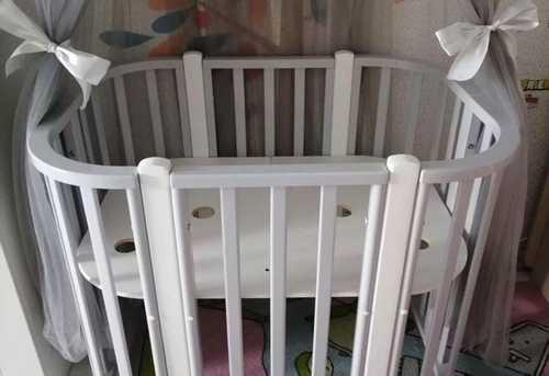 Детская кровать для новорожденных люлька
