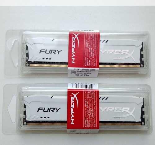 Kingston HyperX fury DDR3 8 GB (новая)