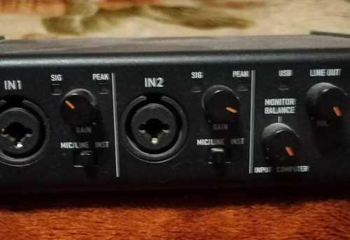 Внешний звуковой интерфейс tascam us-2x2