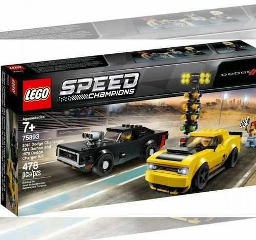 Lego Speed Champions 75893 Два Доджа