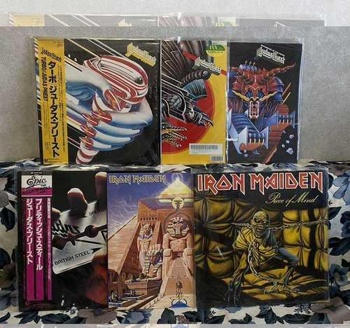 Judas Priest, Iron Maiden, LP