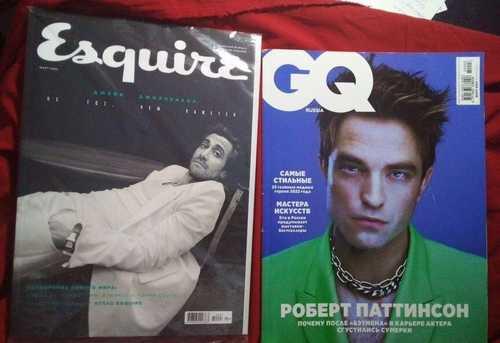 Журналы GQ, esquire
