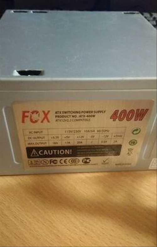 Блок Питания FOX ATX-400W