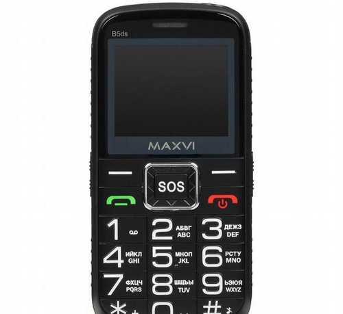 Сотовый телефон Maxvi B5ds 2.00" Black GSM