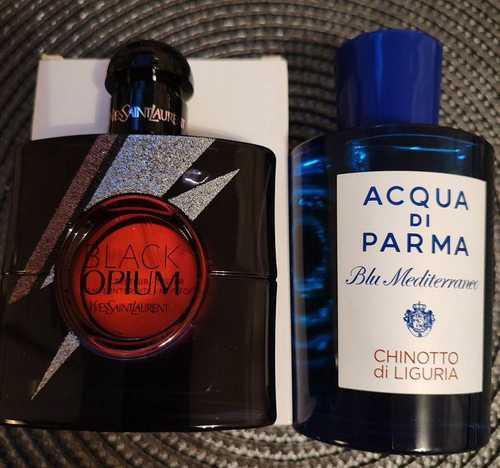 Парфюмерия opium black,acqua di parma