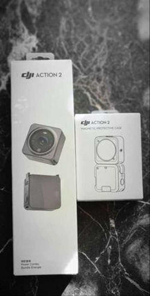Dji action 2 power combo +magnetic protective case