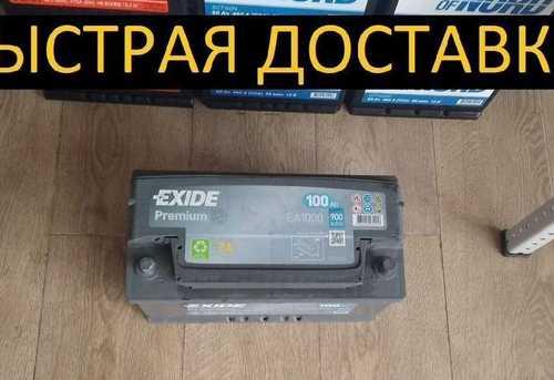 Аккумулятор бу 100ач Exide EA1000