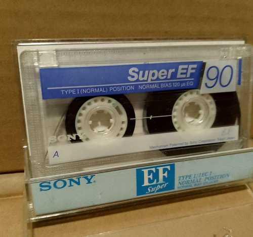 Аудиокассета Sony super ef90