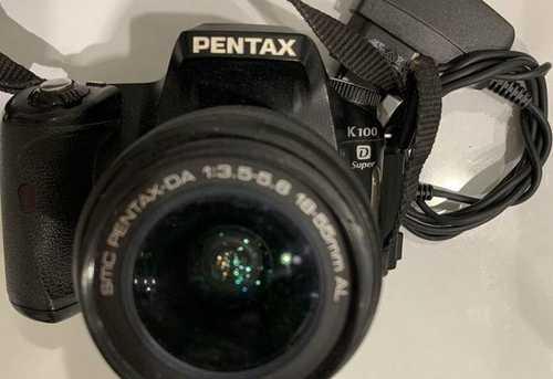Зеркальный фотоаппарат pintax k100D super