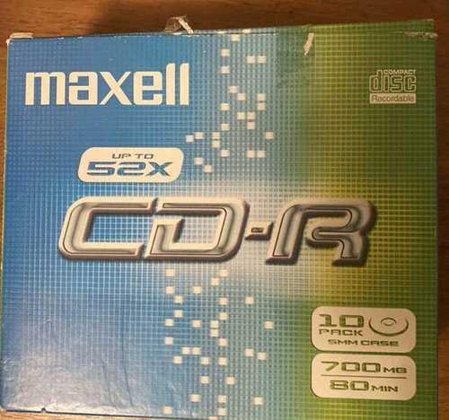 Maxell CDR 10 штук