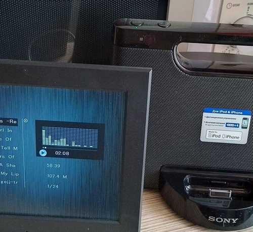Аудиосистема sony HI-FI+ цифровая фоторамка