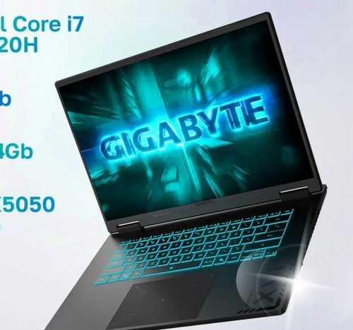 16" GIGABYTE GAMING A16 GA6H, Core i7, RAM 16ГБ, 1024 ГБ, GeForce RTX 5050 8 ГБ