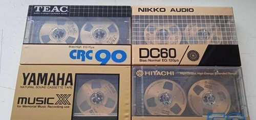 Аудиокассеты teac, yamaha, nikko и hitachi Japan