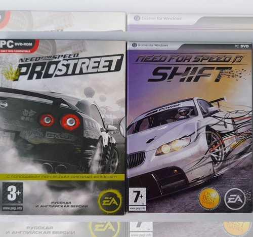 PC dvd-rom диски: Need Fir Speed Shift, ProStreet