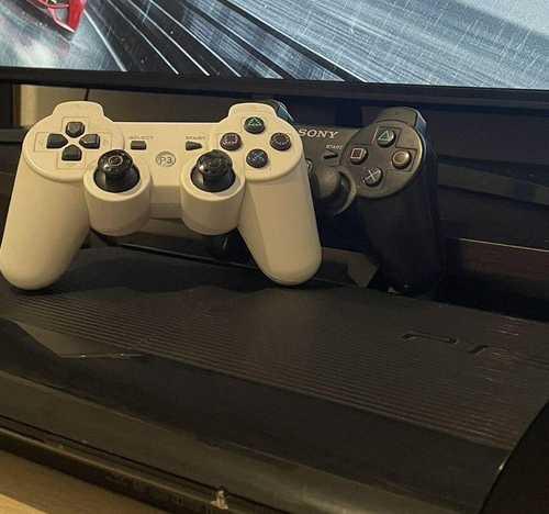 Sony playstation 3; 500gb, hen, 2 геймпада   игры