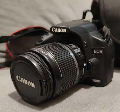 Фотоаппарат Cannon EOS 500D мало бу с сумкой