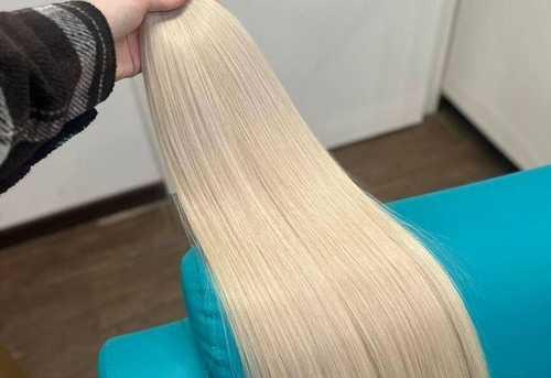 Волосы для наращивания тотал блонд 11 уровень