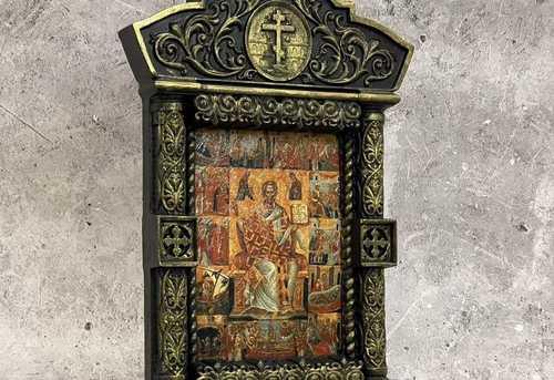 Икона Спиридон Тримифунтский с филахто