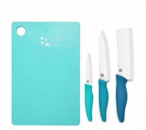 Набор ножей+доска Xiaomi HuoHou Fire Ceramic Knife