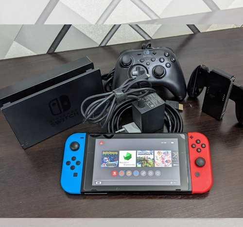 Nintendo switch rev2 прошитая чипом Picofly