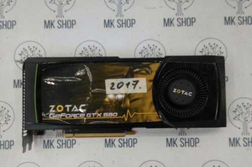 Видеокарта Zotac GeForce GTX 580 3 Гб gddr5