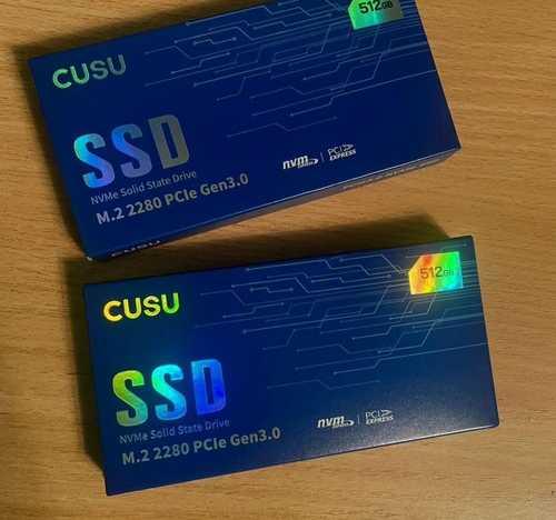 Ssd m2 nvme 512gb cusu новые