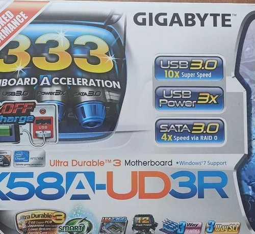 Материнская плата Gigabyte GA X58A UD3R