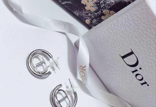 Dior Диор серьги премиум новые CD