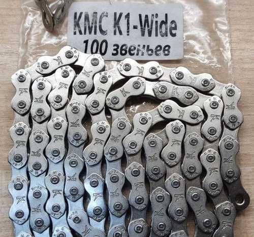 Цепь KMC K1 Wide, для бмх, 1 скоростная