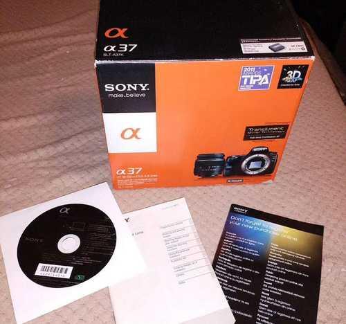 Коробка от Sony a37