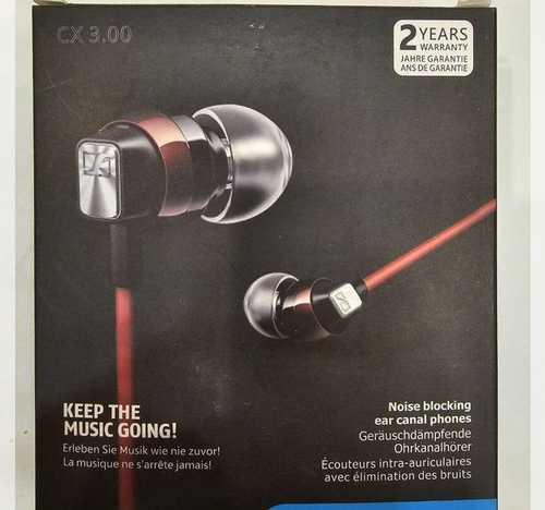 Наушники sennheiser cx 3.00