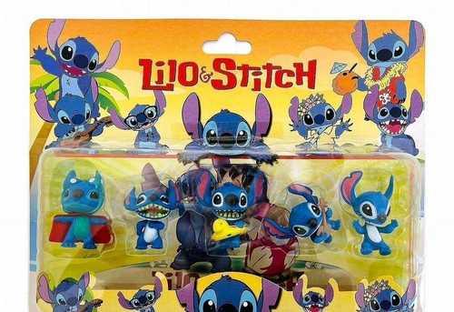 Набор Фигурки Лило и Стич Lilo & Stitch, 5 шт на б