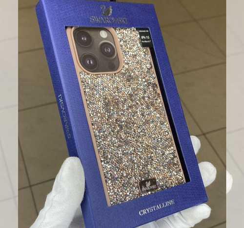 Чехол Swarovski на iPhone 15 Pro Max Оригинал