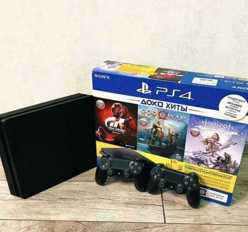 Sony playstation 4 slim 1tb с играми