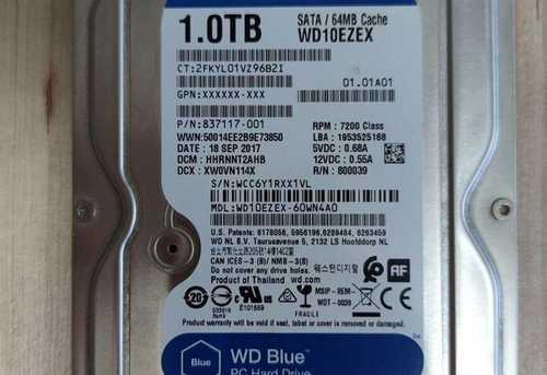 Жесткий диск Western Digital 1000gb / 4tb