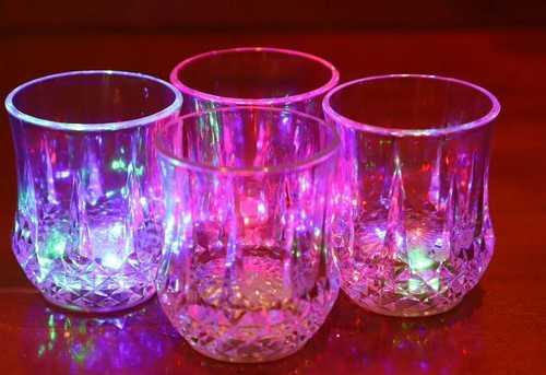 Светящиеся стаканы Leomax набор 4 шт