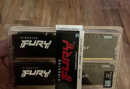Продам оперативную память Kingston Fury DDR5 32гб