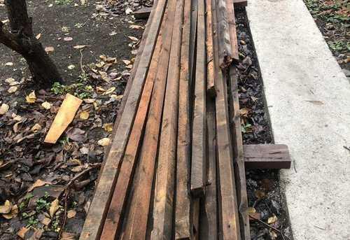 Рейка деревянная 50х50