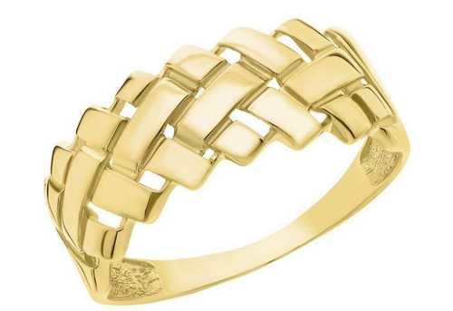 Комплект серьги и кольцо золото sunlight