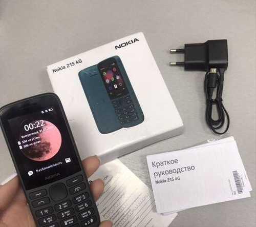 Nokia 215 4G,dual sim,новый