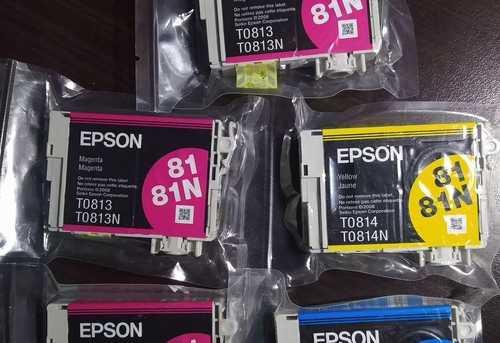 Картридж Epson 81 T0812 T0813 T0814