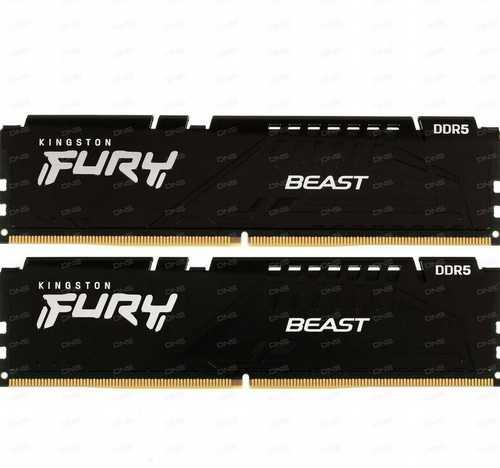 Оперативная память Kingston fury Beast Black 16 гб