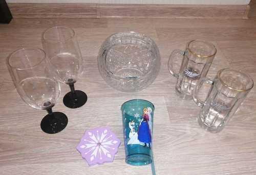 Конфетница хрусталь, бокалы, кружки, стакан Disney