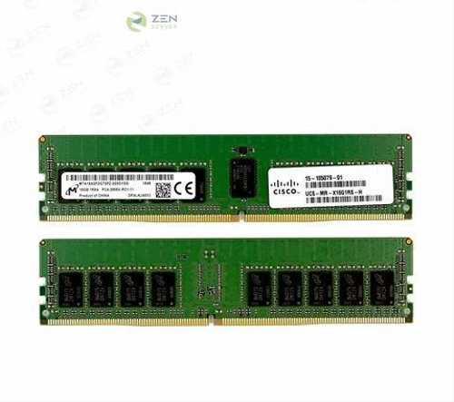 Cisco Micron DDR4 ECC REG 16Gb 1Rx4 2666V-RC1-11 P